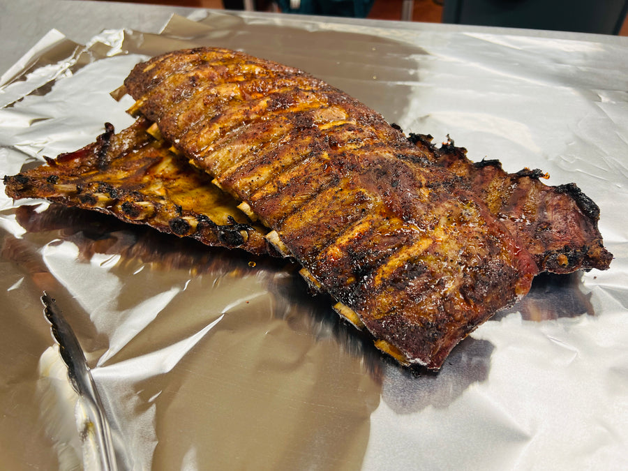 Smoked Cooked Spare Ribs FARM PICK-UP ONLY – Rabbit Ridge Farms